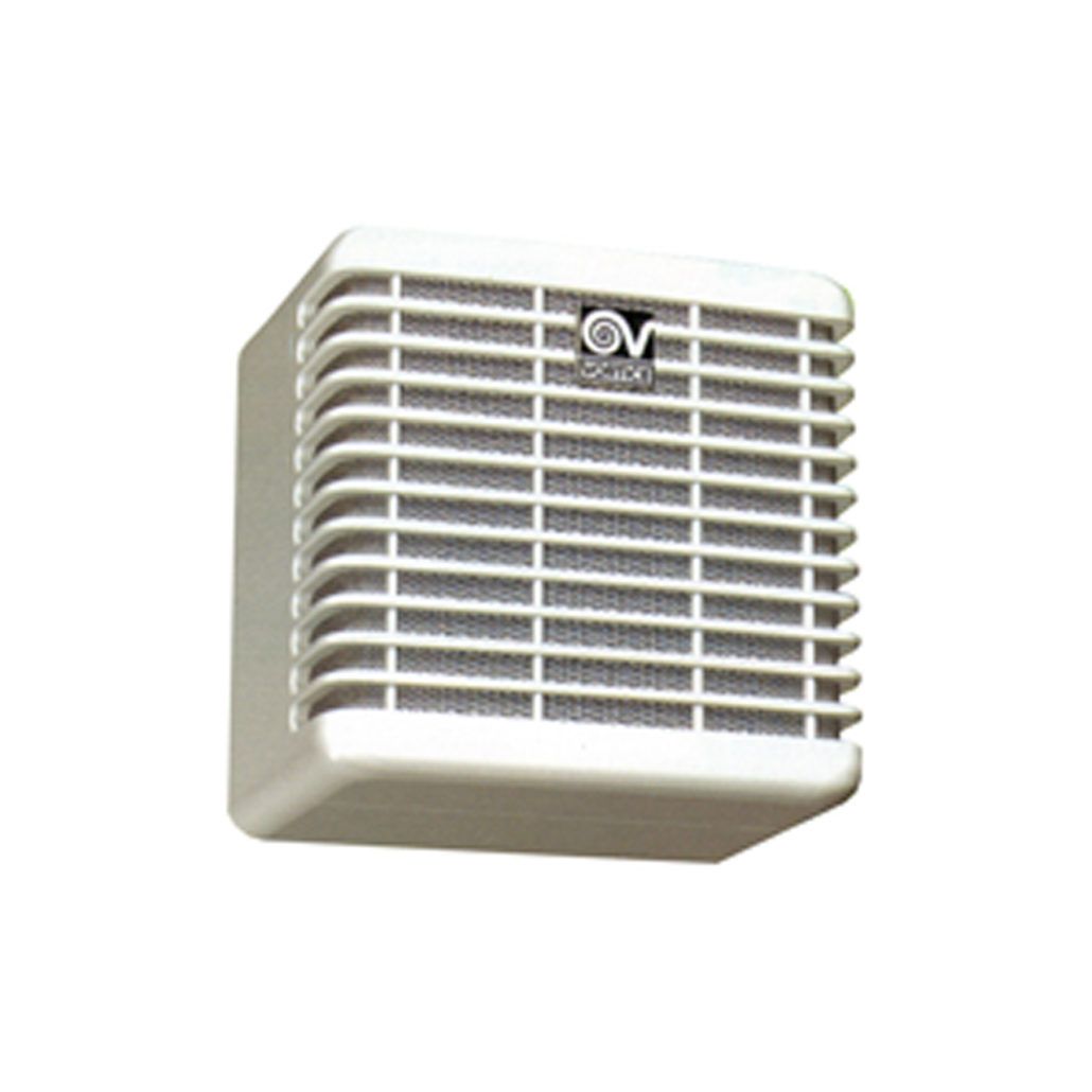 Een raam- en muurventilator voor toepassing in gebouwen