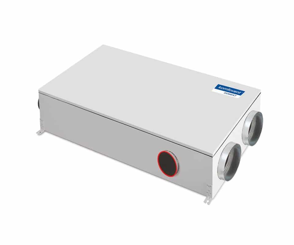 Komfovent plafondunits met warmtewiel of platenwisselaar